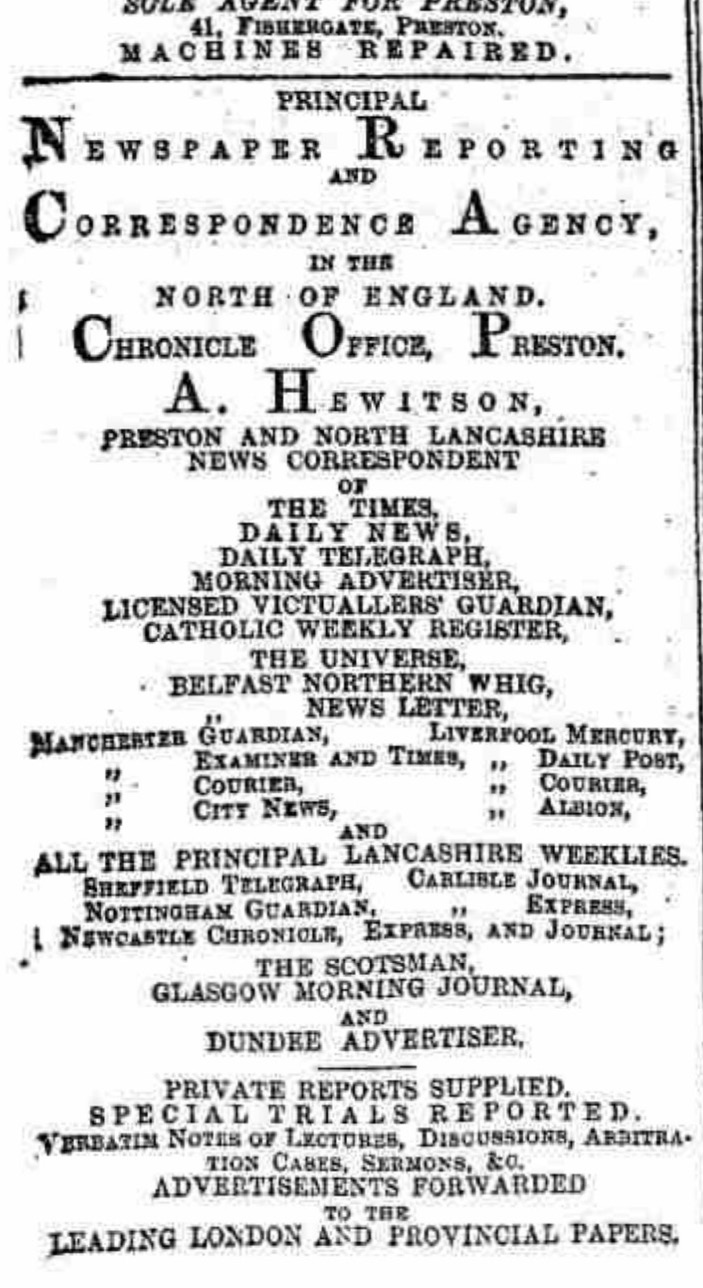 The Diaries of Anthony Hewitson, Provincial Journalist, vol. 1 - 1868