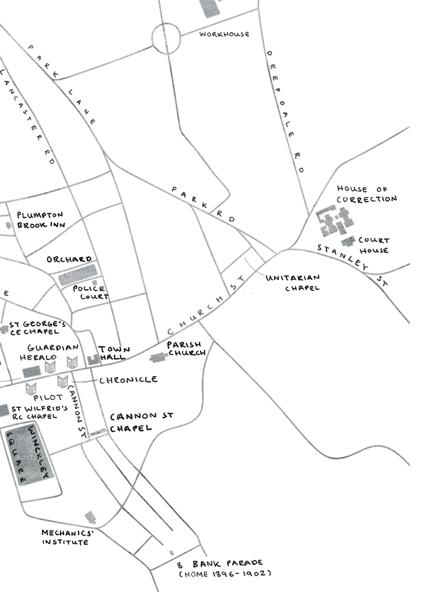 The Diaries of Anthony Hewitson, Provincial Journalist, vol. 1 - Maps